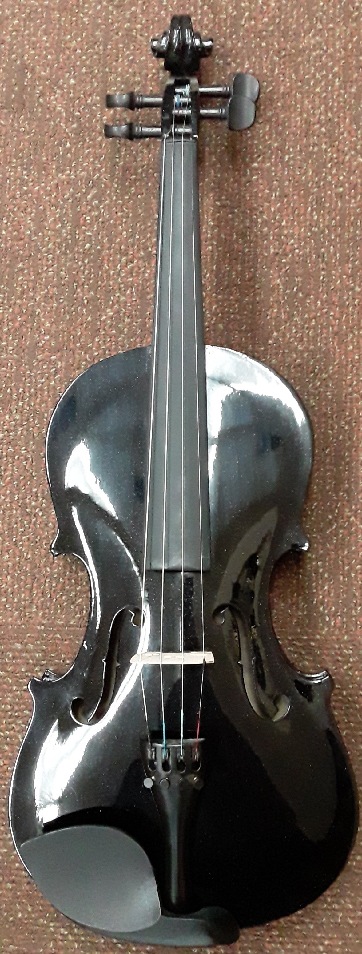 Black Sparkly 4/4 violin w/case and bow! – People's Music