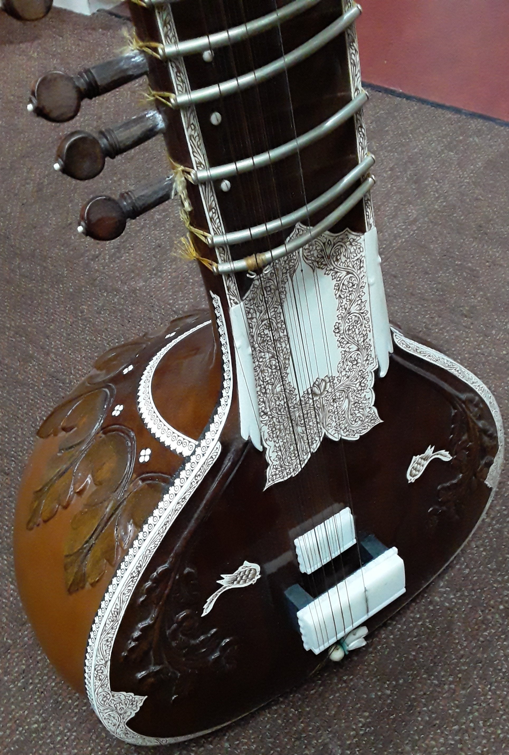 P. & Brothers double Gourd Sitar w/case - Local Pickup Only – People's ...